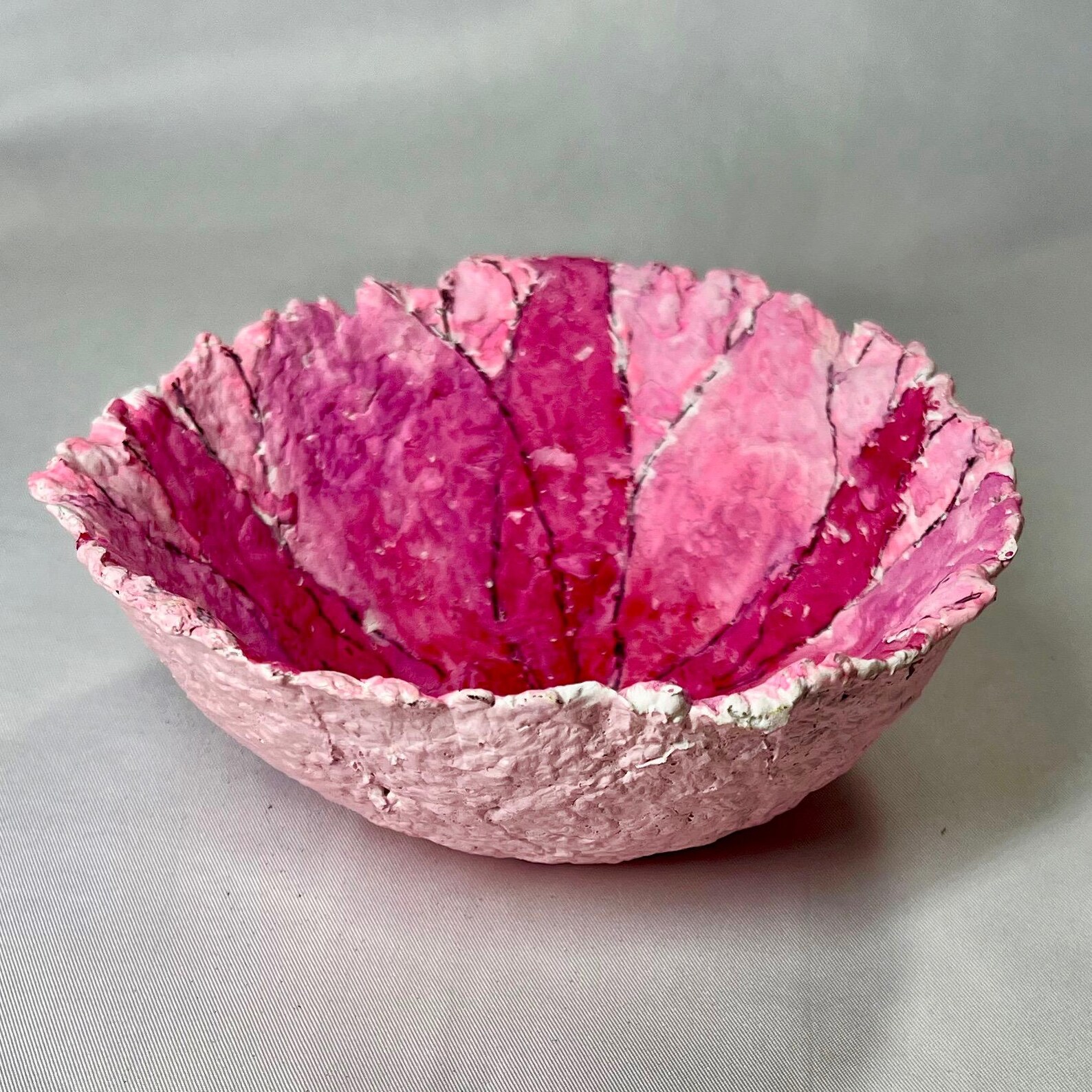 Paper Bowl, Eco-friendly, Recycled Paper, Handmade Paper, Whatnot Bowl ...