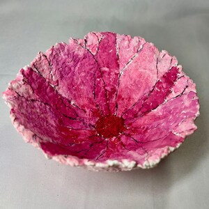 Paper Bowl, Eco-friendly, Recycled Paper, Handmade Paper, Whatnot Bowl ...