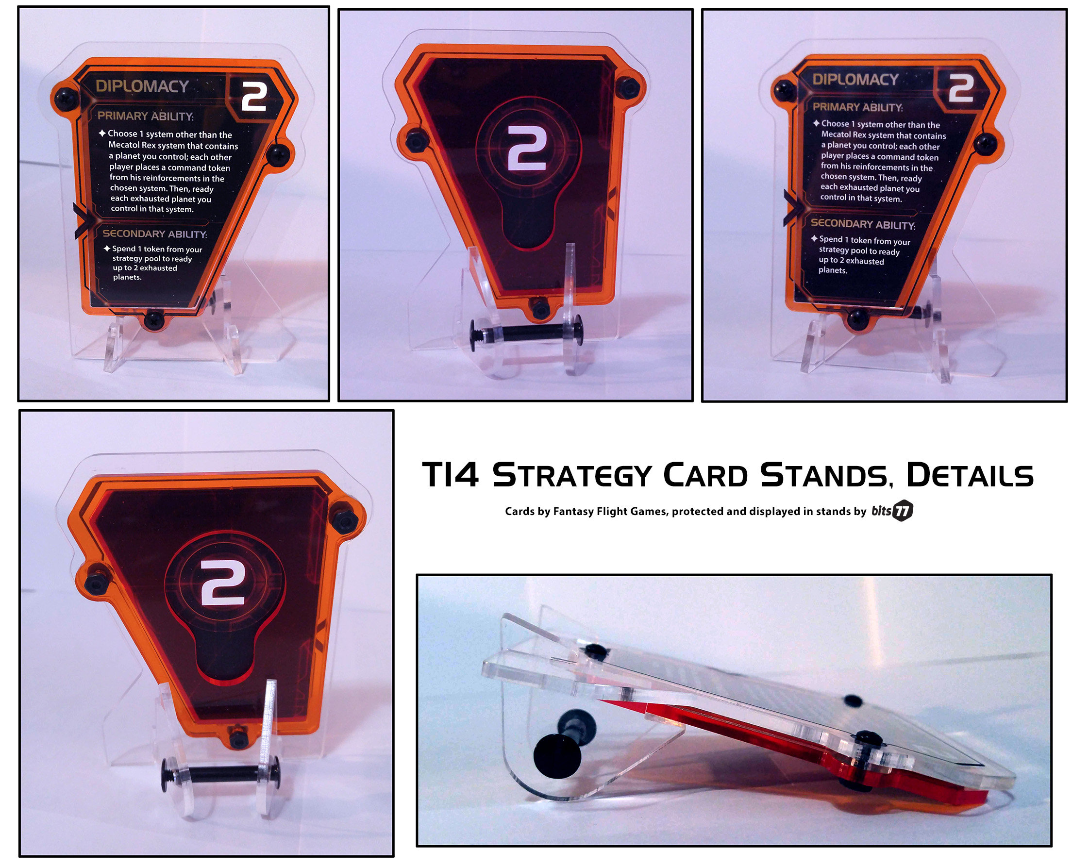 Strategy Card Stands for Twilight Imperium 4 - Etsy UK
