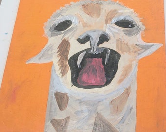 Grumpy Llama - Etsy
