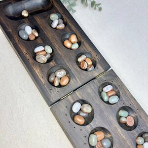 Mancala Game- Ceramic & Wood, Handmade - Etsy