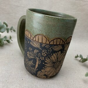 The Floral Patch Mug - Etsy