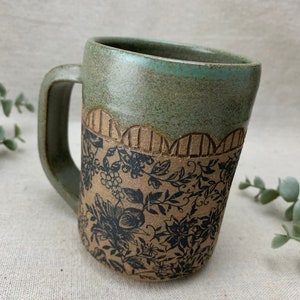 The Floral Patch Mug - Etsy
