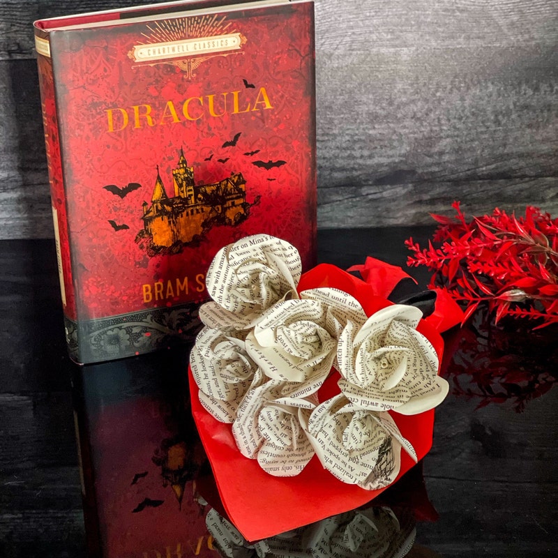 Dracula Rose Paper - Etsy UK