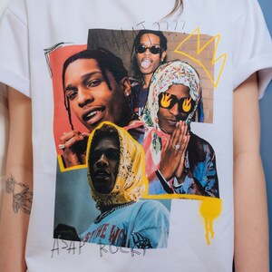 ASAP Rocky Art T-shirt ASAP Rocky Merch Fan's Merch | Etsy