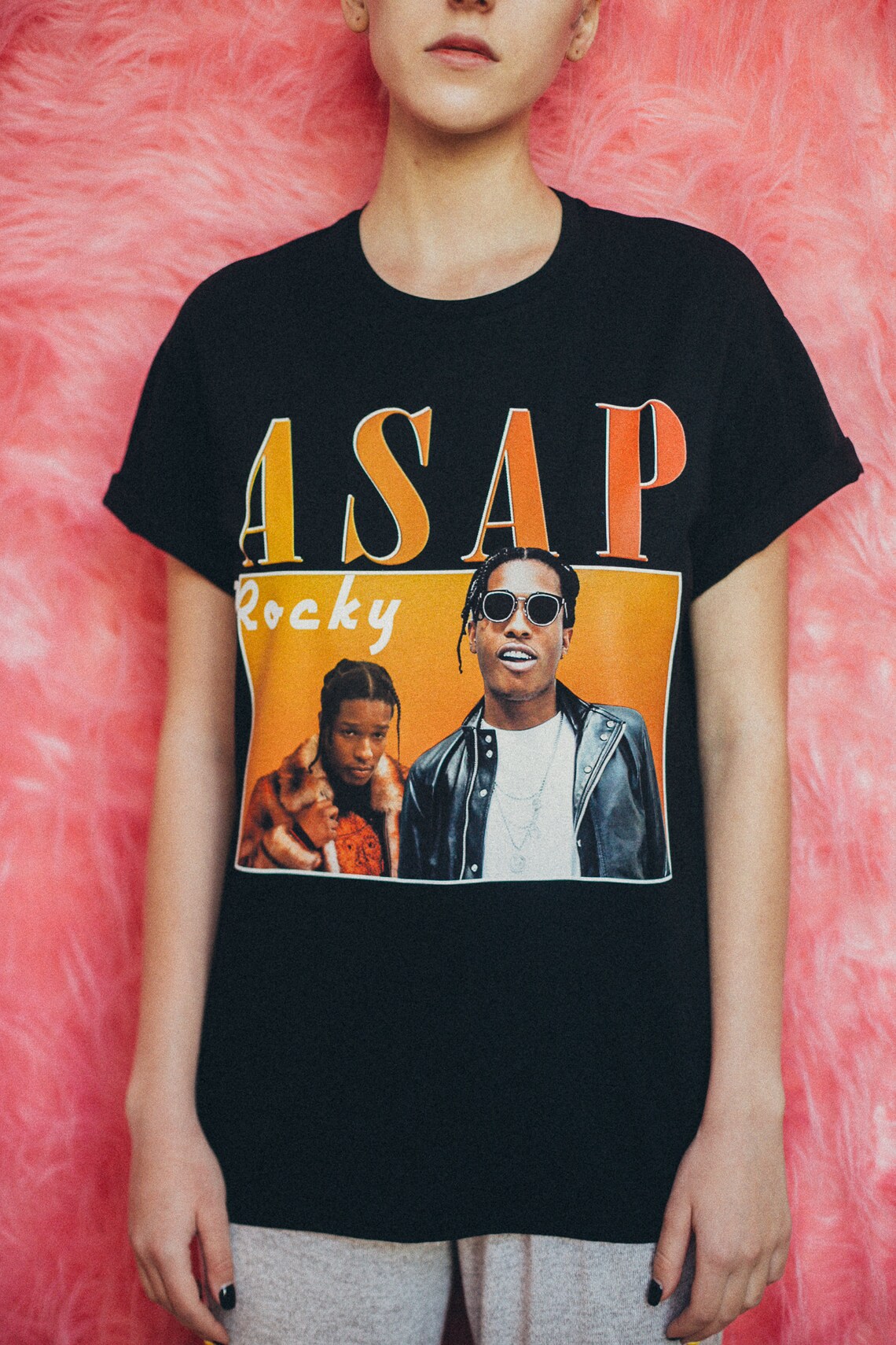 ASAP Rocky Merch / 90s Vintage Style T-shirt / Asap Rocky | Etsy