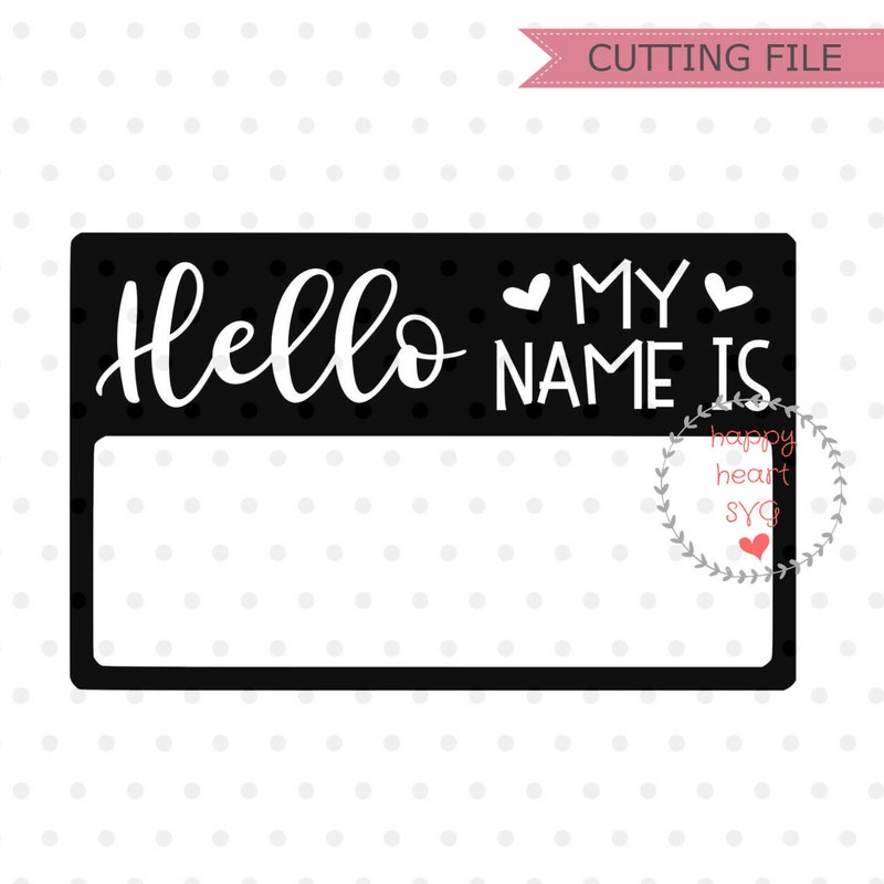 Hello Im Name Tag - Etsy