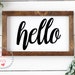 Hello SVG, Welcome Svg, Dxf and Png Instant Download, Door Sign SVG ...