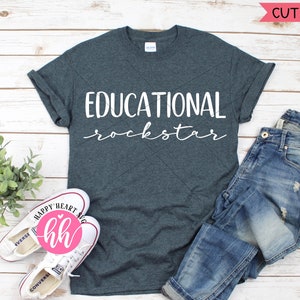 Educational Rockstar Svg, Teacher Svg, Dxf, Png Instant Download ...