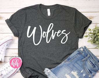 Wolves Cheer SVG Cheerleader Wolves Wolves Shirt Svg - Etsy