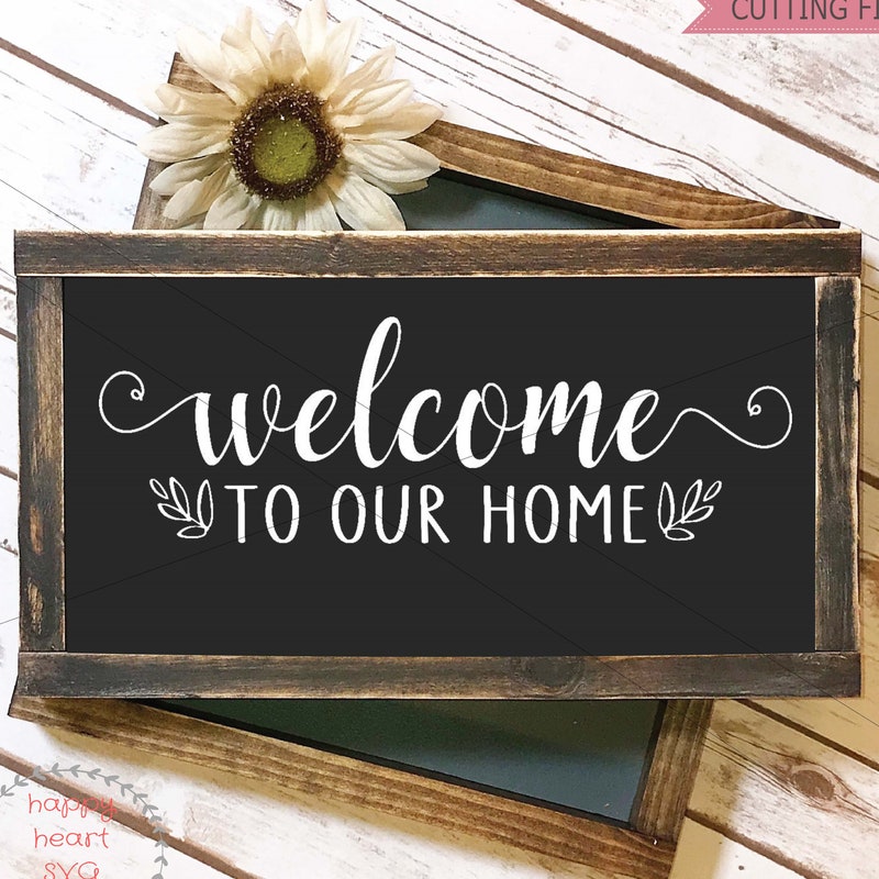 Welcome Home Svg - Etsy