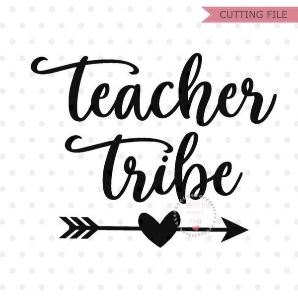 Teacher Tribe Svg - Etsy