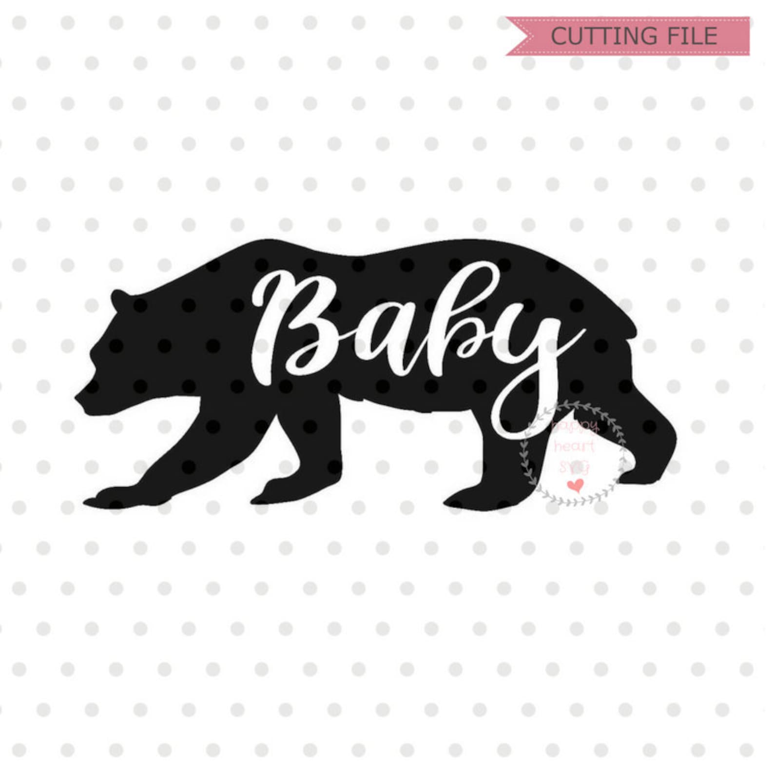 Bébé ours SVG, bébé svg, dxf et png téléchargement instantané, ours SVG ...