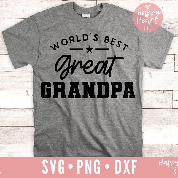 Best Grandpa Svg - Etsy