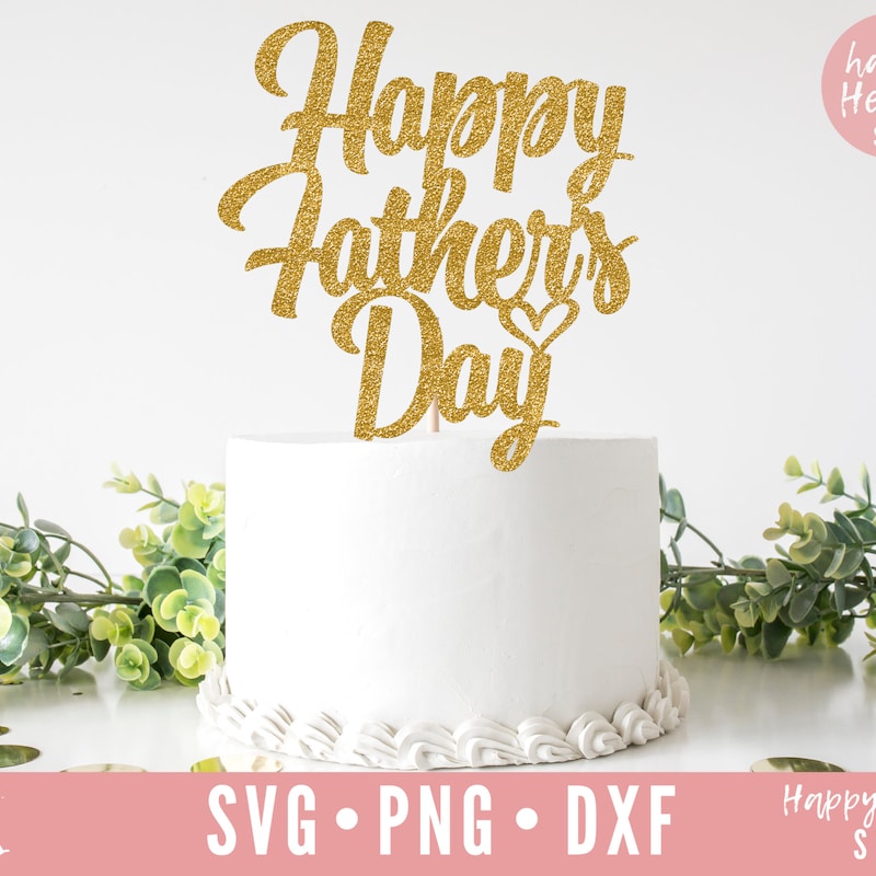 Happy Fathers Day Cake Topper - Etsy
