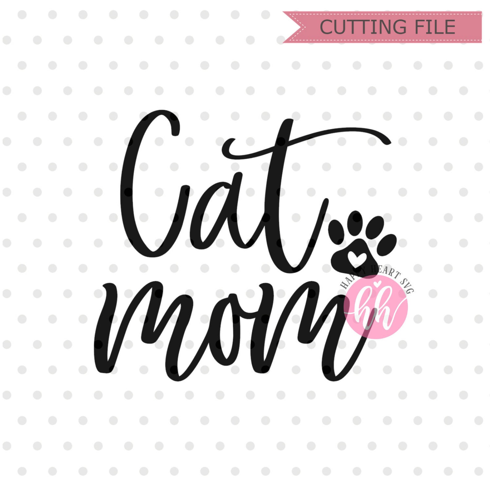 Cat Mom SVG, Cat Mama Svg, Dxf and Png Instant Download, Fur Mom SVG ...