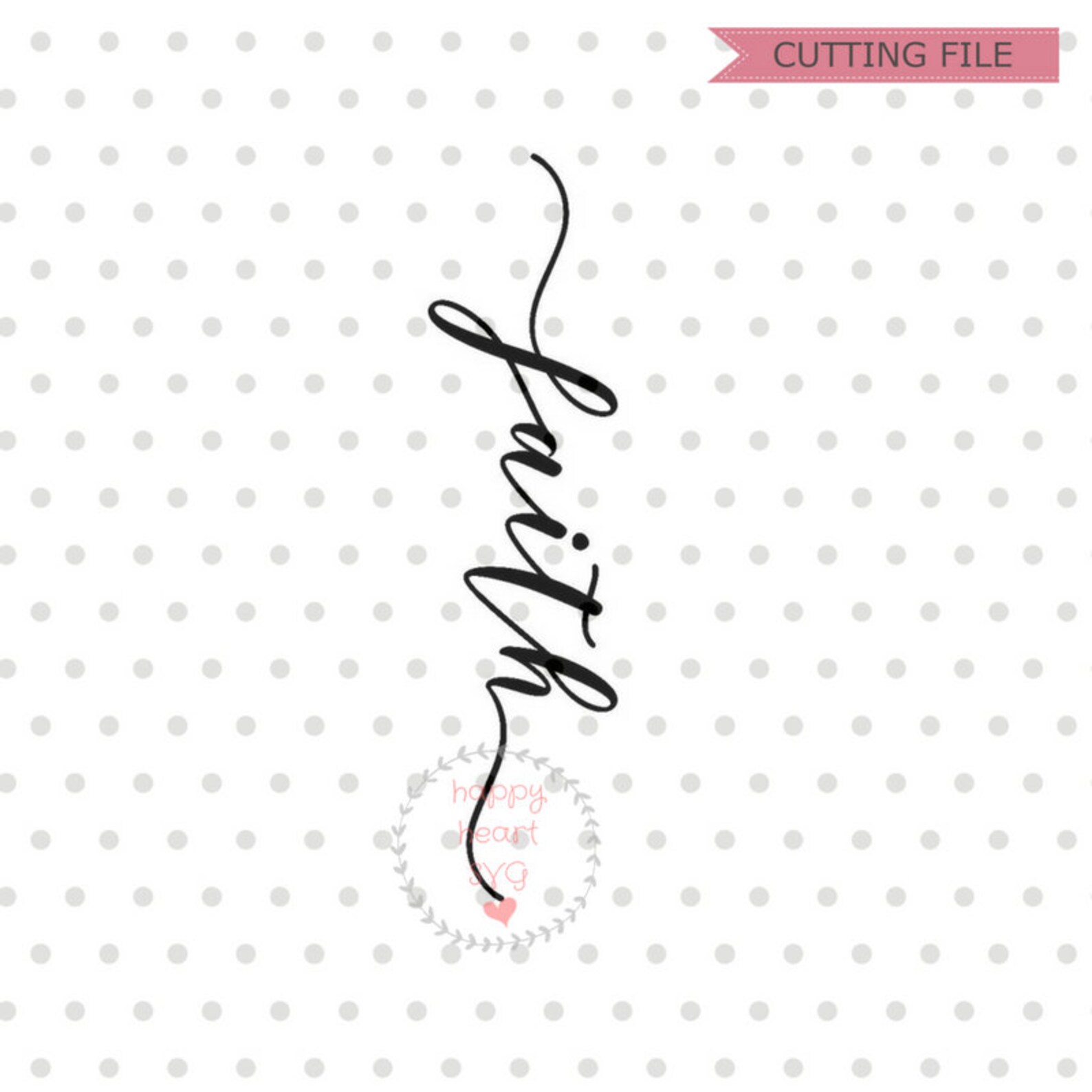 Fe SVG Fe cruz svg dxf y png descarga instantánea fe sobre - Etsy México