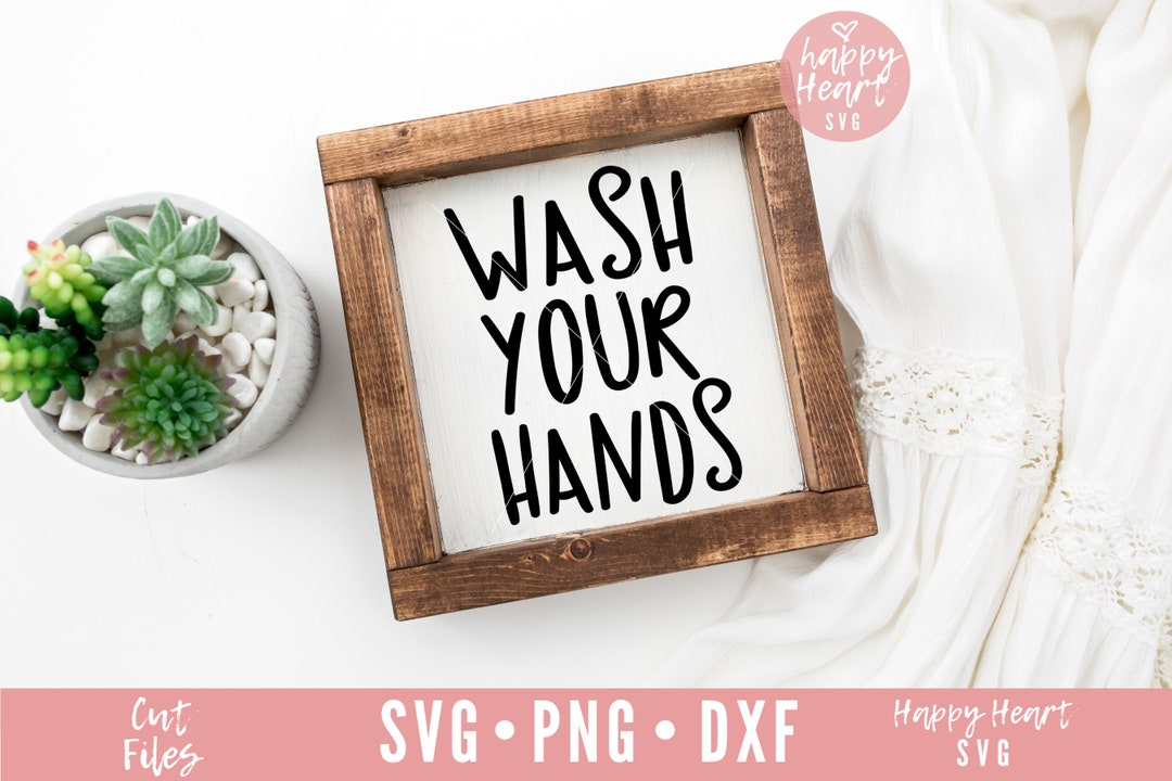 Wash Your Hands Svg Restroom SVG Bathroom Svg Washroom Svg - Etsy