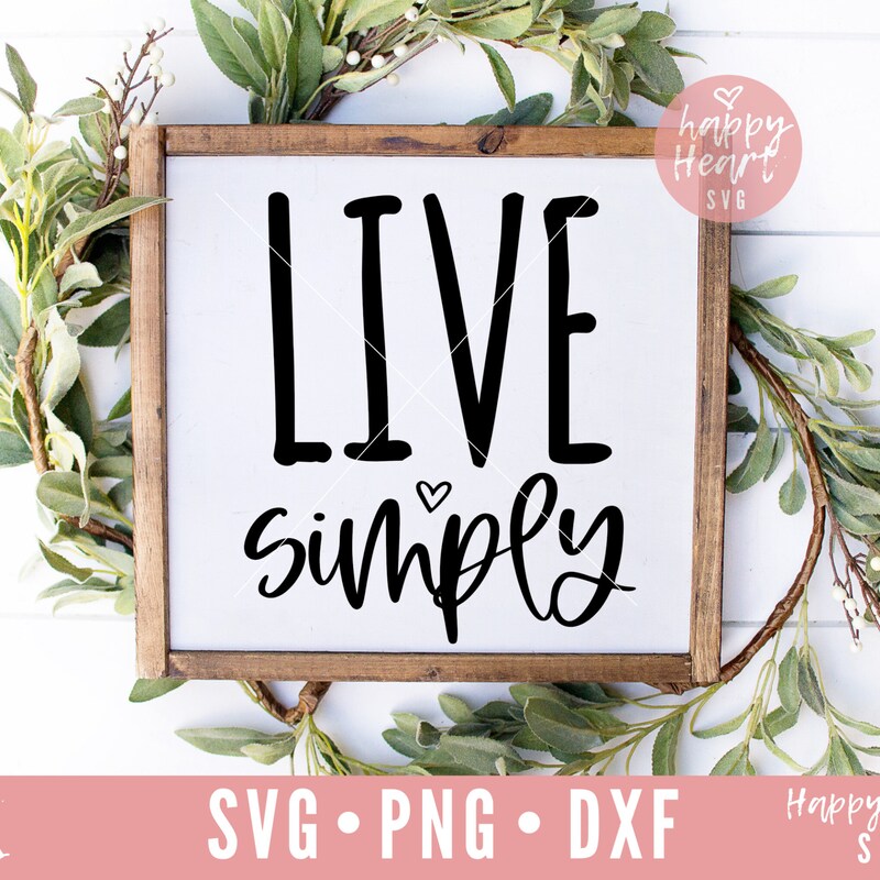 Live Simply Wall Sign - Etsy