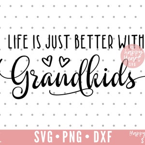 Grandkids SVG, Grandchildren Svg, Dxf and Png Instant Download ...