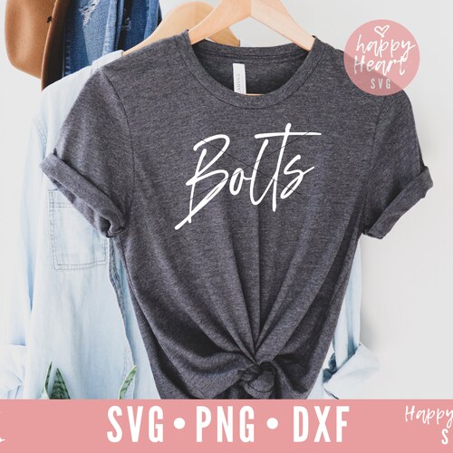 Bolts Svg Football Svg Hockey Svg Bolts Team Svg Game Day - Etsy