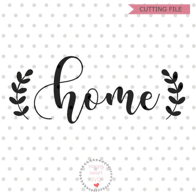 Home SVG Home Sweet Home Svg Dxf and Png Instant Download | Etsy
