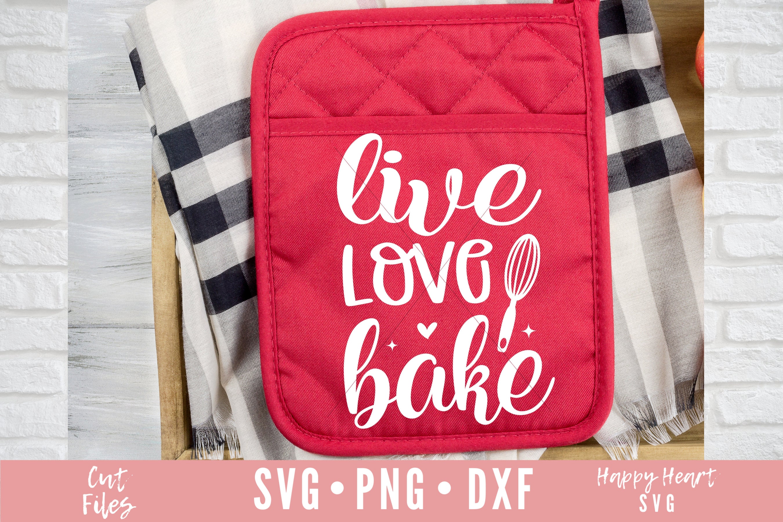 Live Love Bake SVG Baking Svg Kitchen Svg Kitchen Sign Svg | Etsy