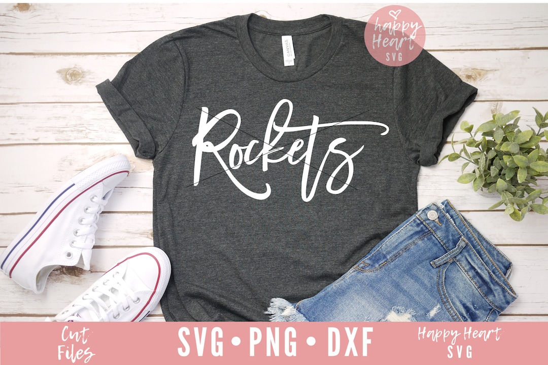 Rockets Svg, Basketball Svg, Game Day SVG, Rockets Team Svg, Dxf, Png ...