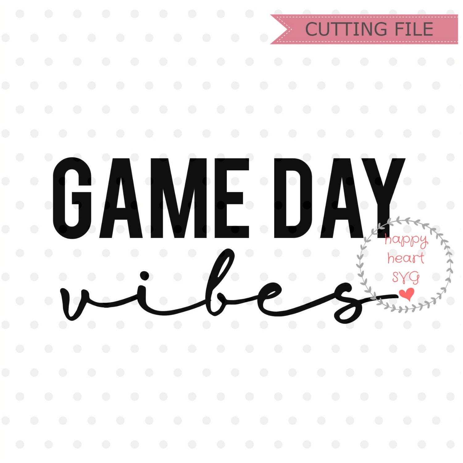 Game Day Vibes Svg Game Day SVG Football Svg Dxf Png - Etsy
