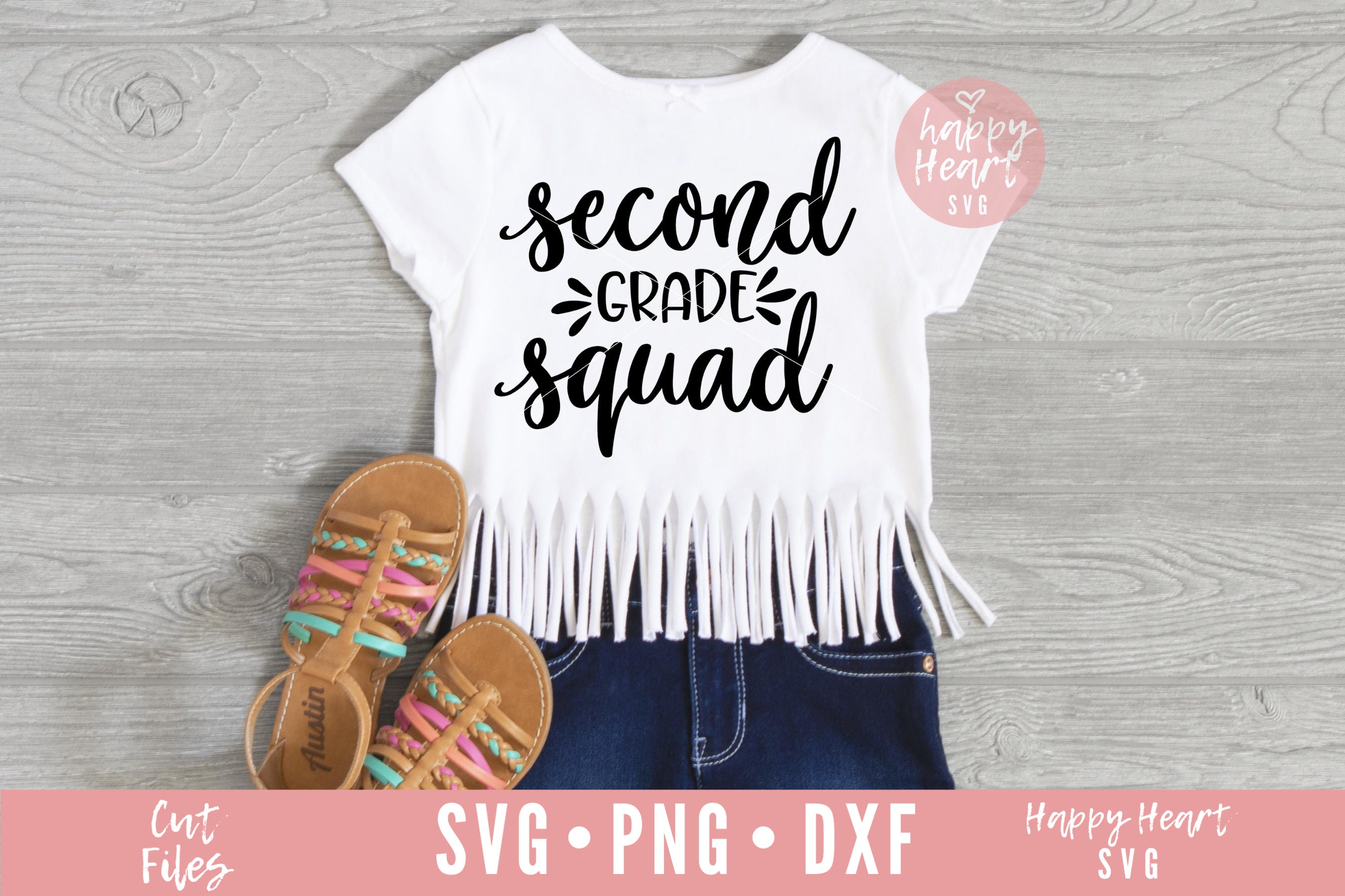 Second Grade Squad Svg, Hello Second Grade SVG, First Day of School SVG ...