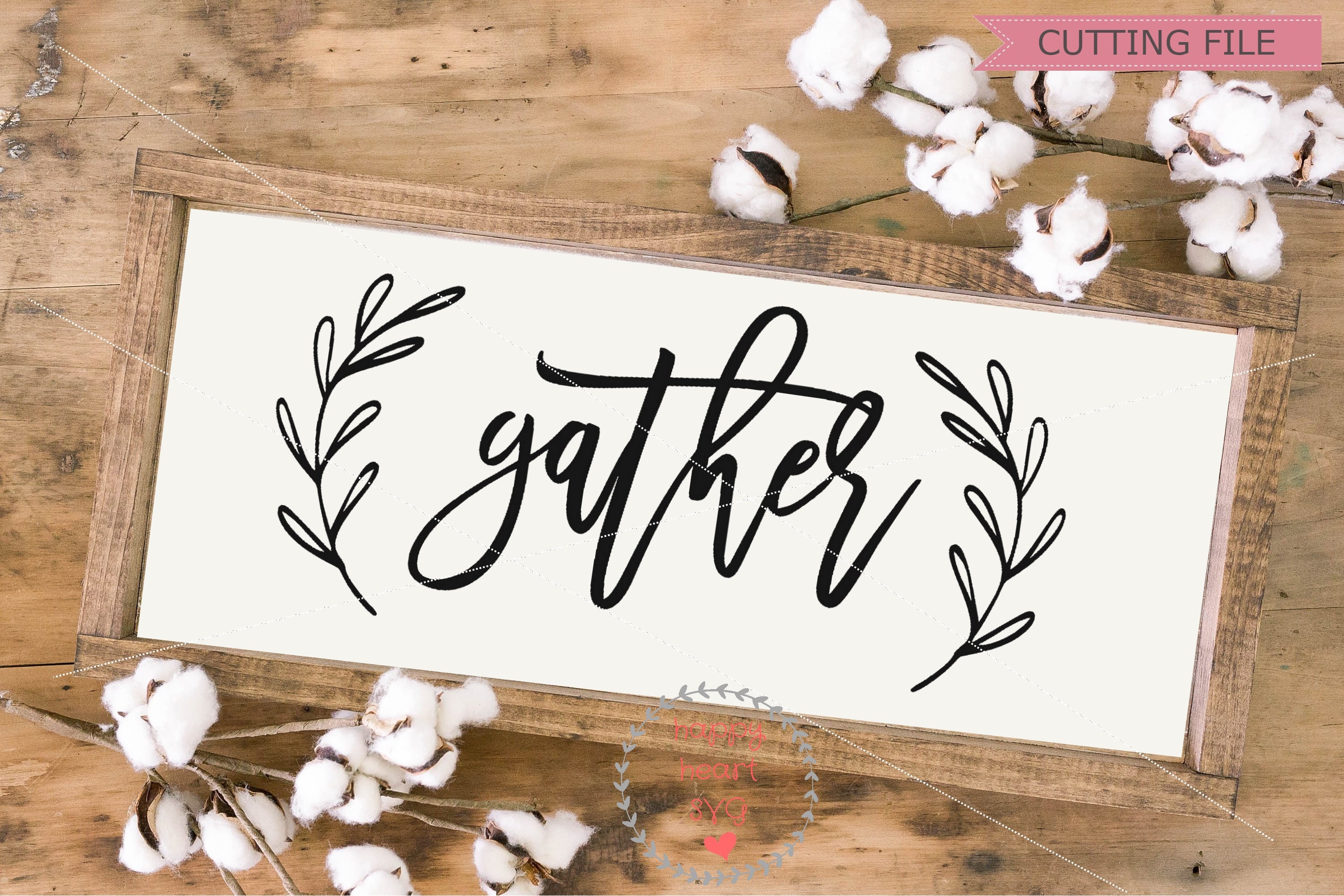 Gather SVG gather here with grateful hearts SVG gather sign | Etsy