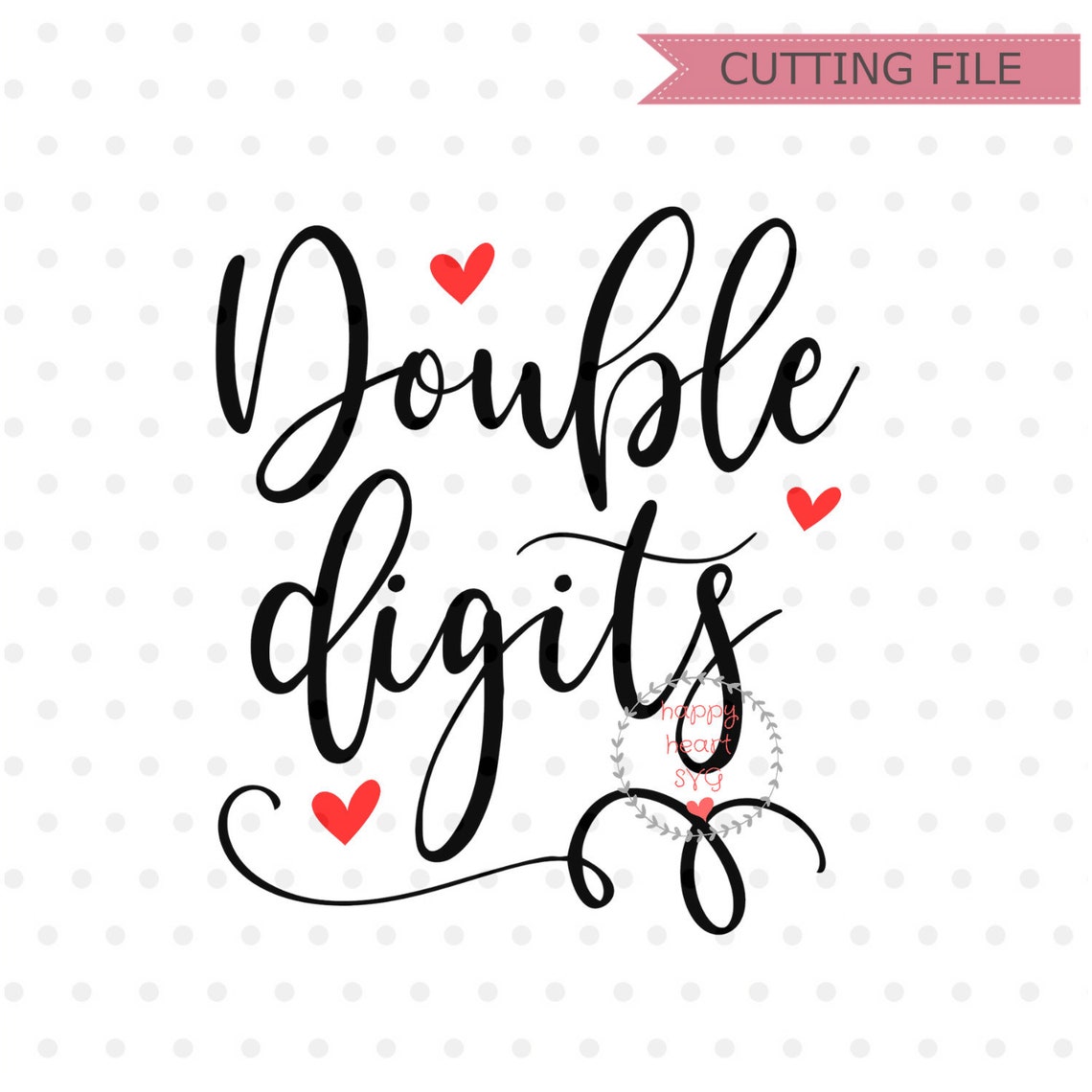 Double Digits SVG, Birthday Girl Svg, Dx, Png Instant Download, 10th ...