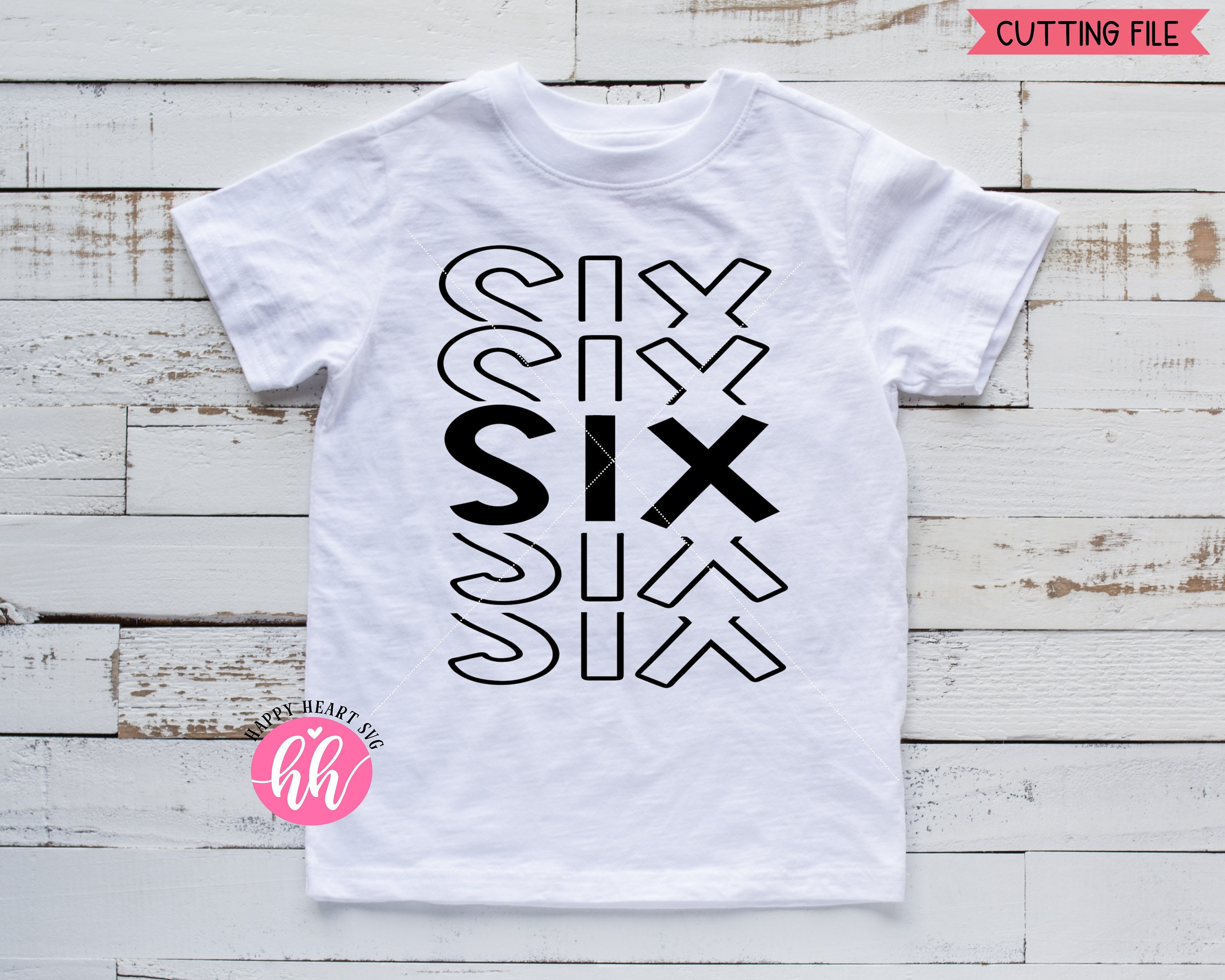 Six Birthday SVG 6th Birthday Svg Dxf and Png Instant - Etsy Canada