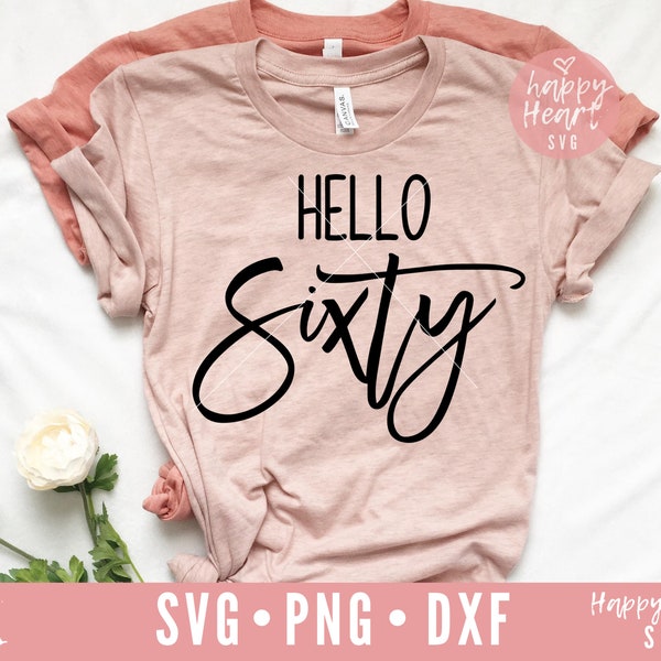 Sixty Svg - Etsy