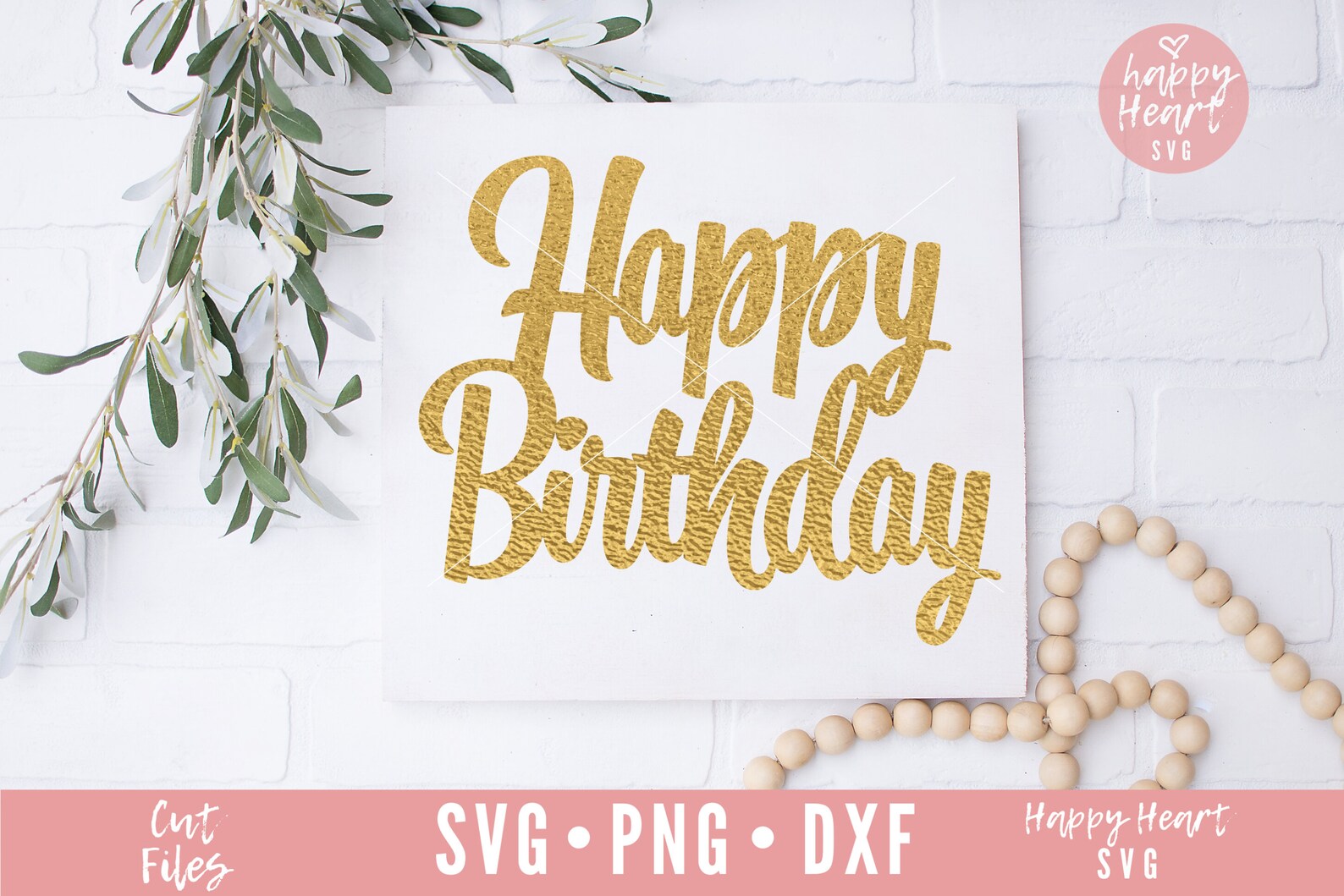Cake Topper svg Happy Birthday svg Birthday Cake Topper SVG | Etsy
