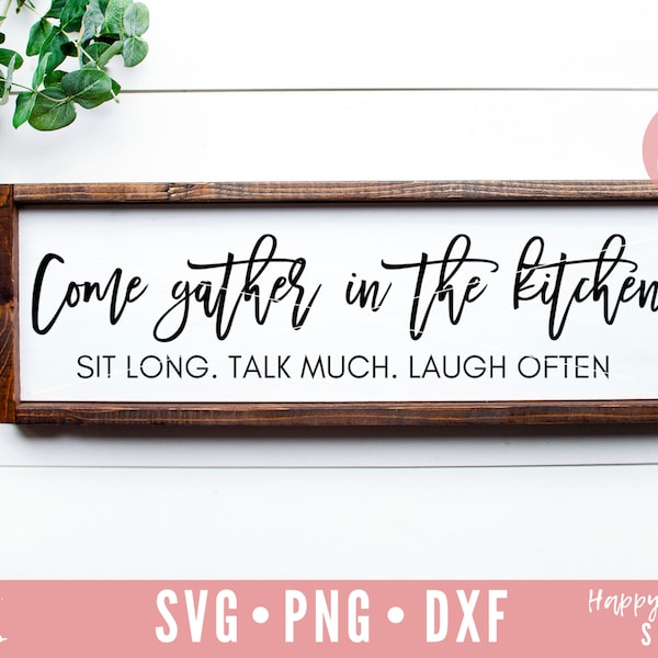 Kitchen Sign Svg - Etsy