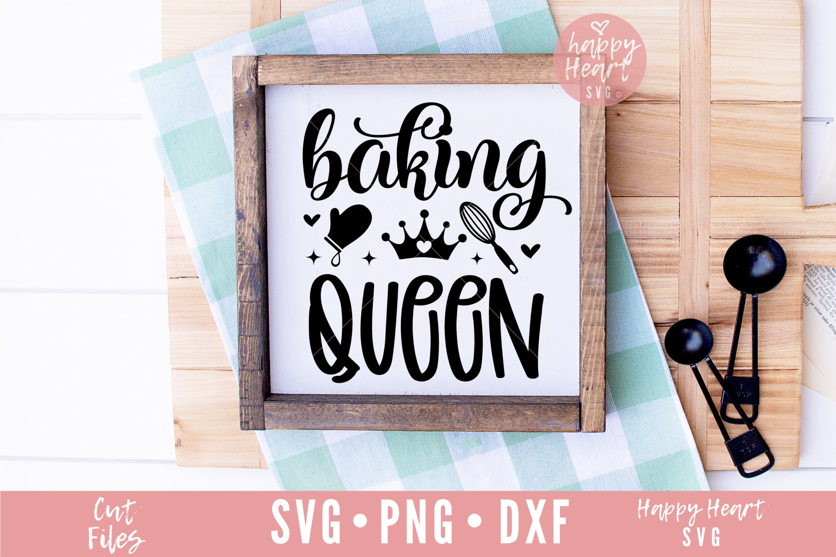 Baking Queen SVG Baking Svg Kitchen Svg Pot Holder Svg - Etsy