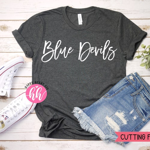 Blue Devils Svg Football Svg Game Day SVG Blue Devils Team - Etsy