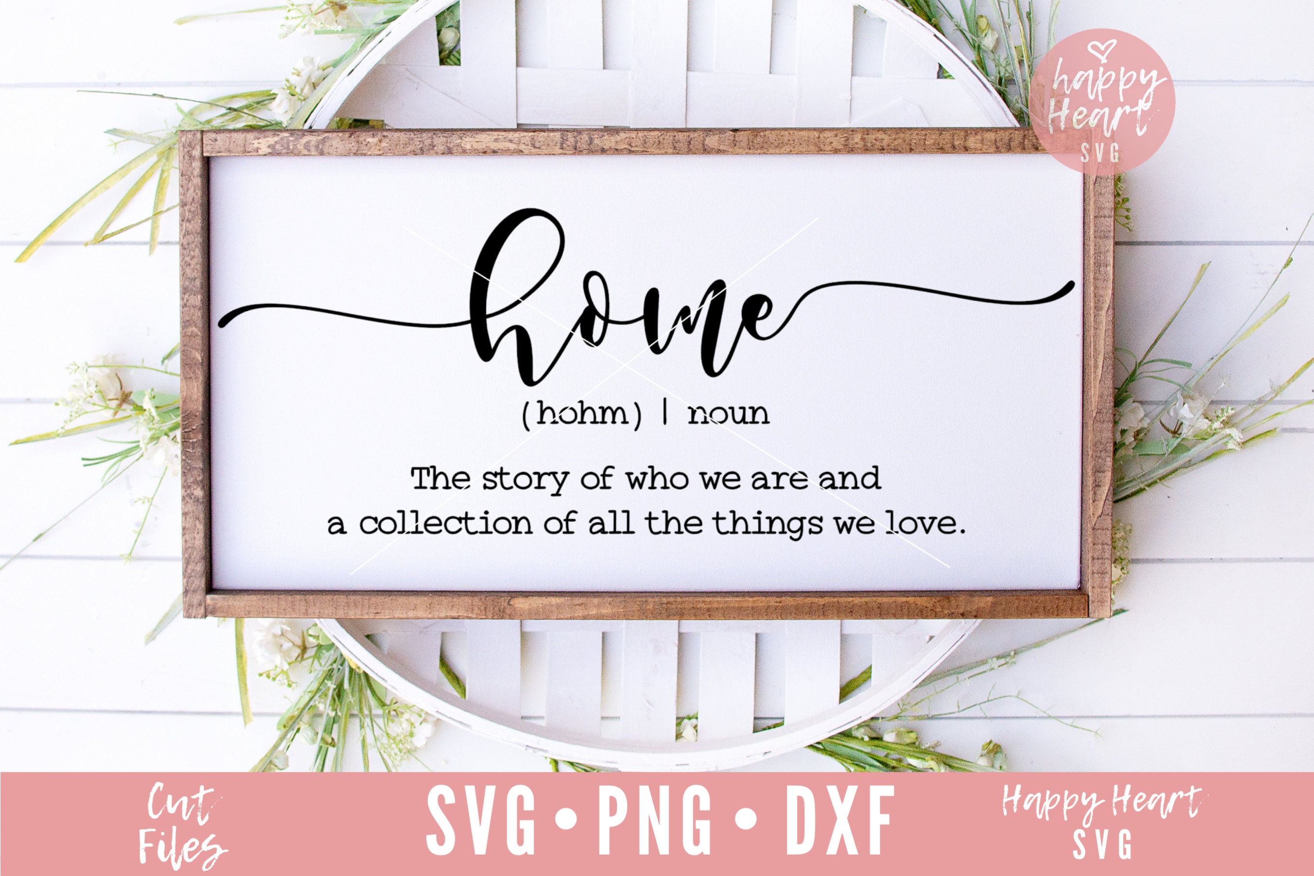 Home Definition SVG Home Svg Home Sweet Home Svg Dxf Png | Etsy