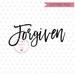 Forgiven SVG, Redeemed SVG, Easter Svg, Dxf and Png Instant Download ...