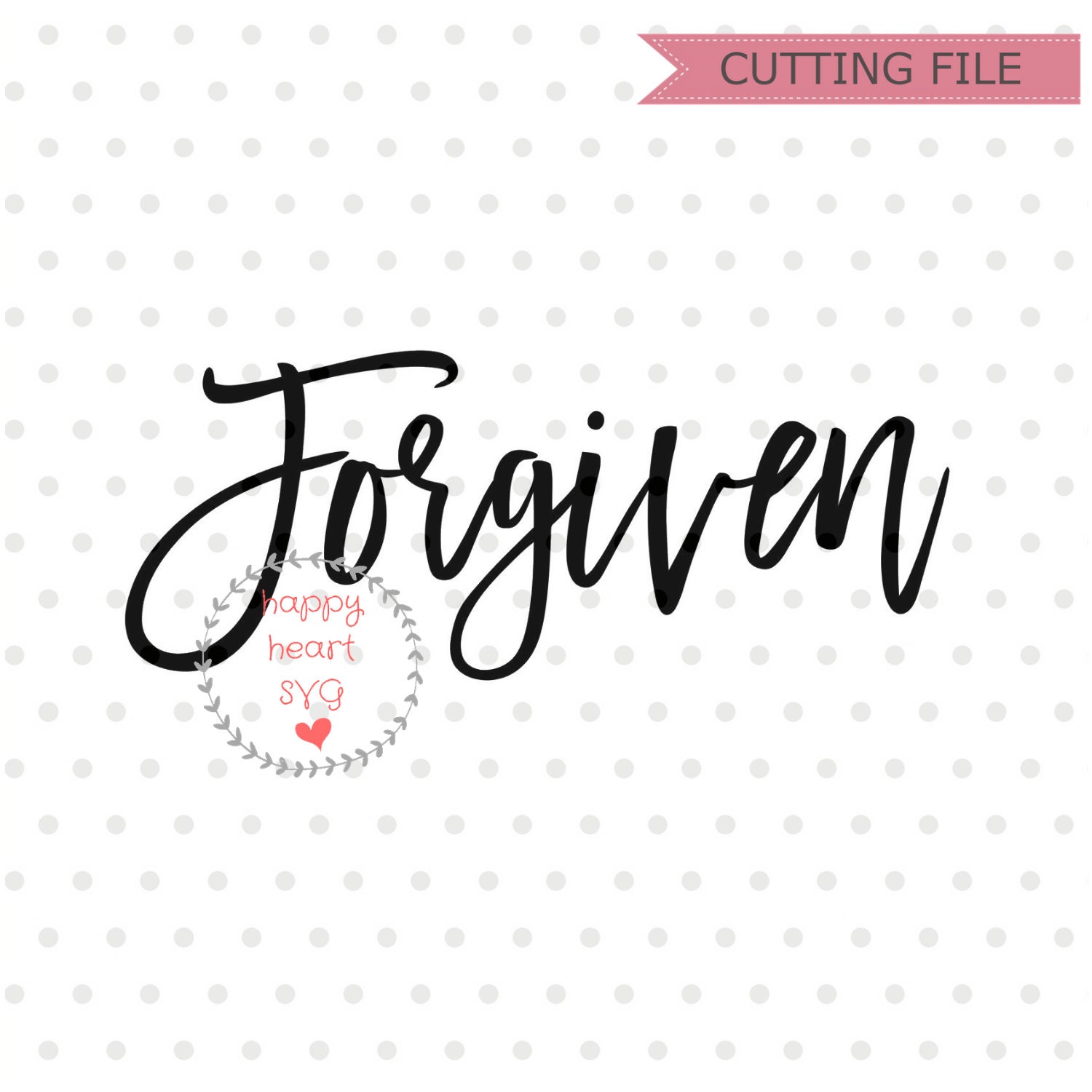 Forgiven SVG Redeemed SVG Easter Svg Dxf and Png Instant - Etsy