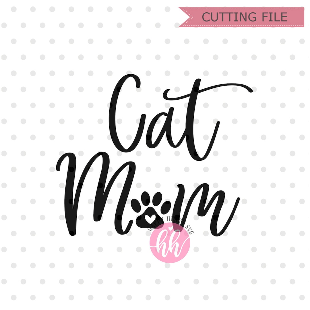 Gatto mamma SVG, gatto Mama svg, dxf e png download istantaneo ...
