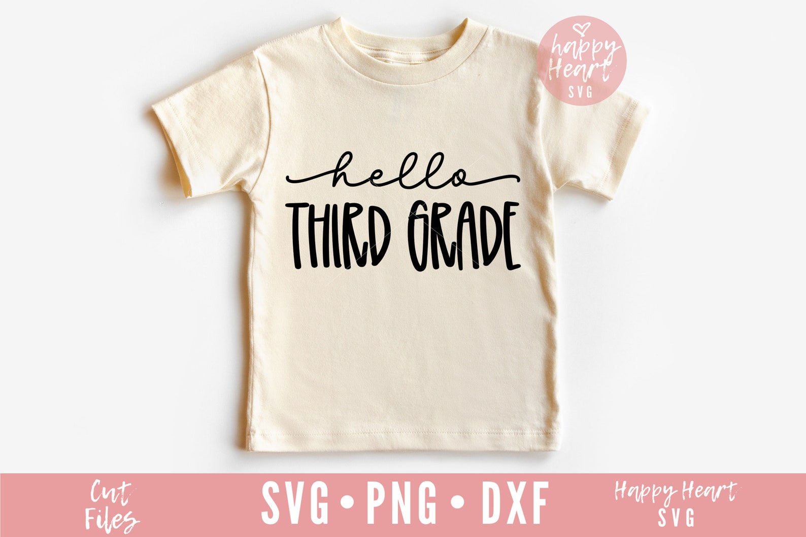 Hello Third Grade SVG First Day of School SVG Back to School - Etsy