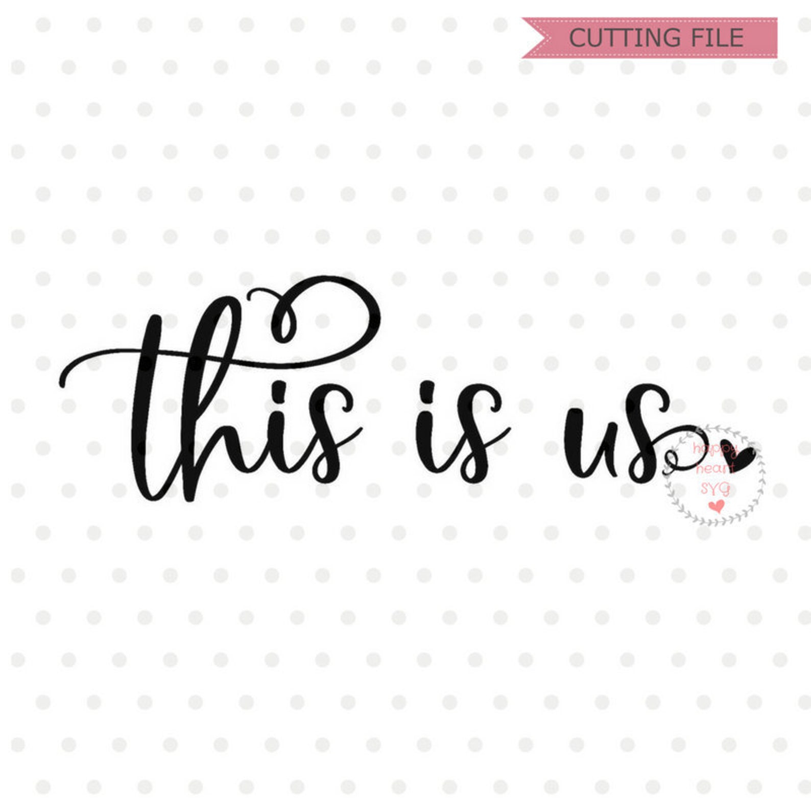 This is Us SVG Family Svg Dxf and Png Instant Download - Etsy