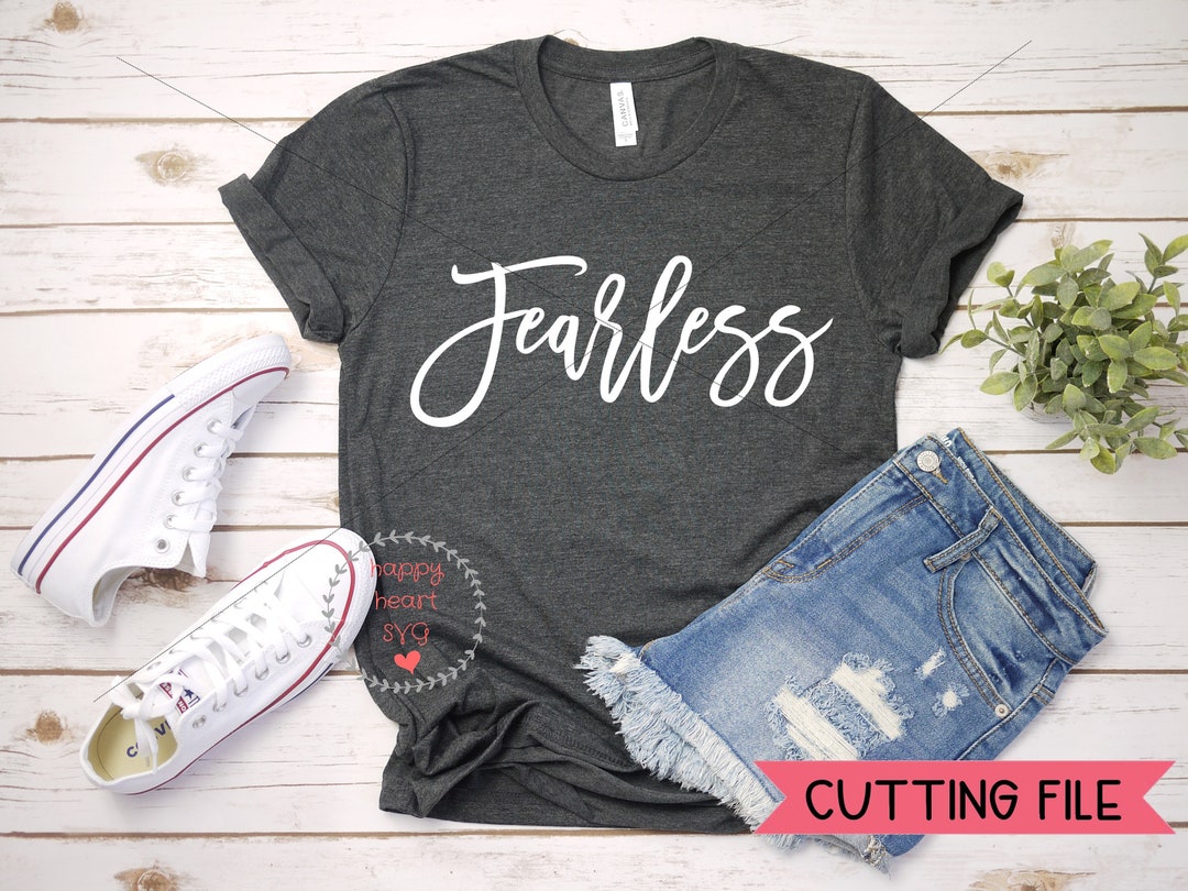 Fearless Svg, Fear Not Svg, Scripture SVG, Faith Svg, Dxf and Png ...