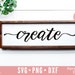 Create Svg, Craft Room Svg, Create Sign SVG, Dxf and Png Instant ...