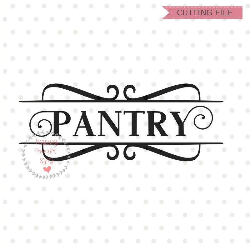 Pantry SVG Kitchen Svg Dxf Png Instant Download Kitchen | Etsy Canada
