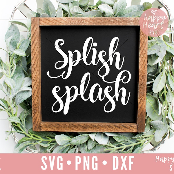 Splish Splash Quote - Etsy
