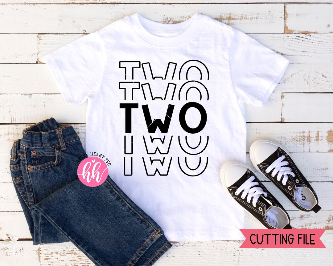 Second Birthday Svg, Two Cool SVG, Two Svg, Png, Dxf Instant Download ...