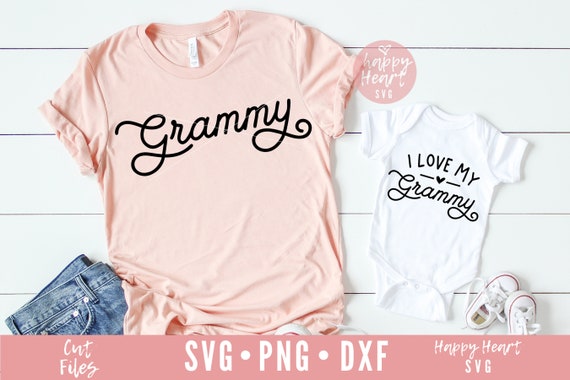 Grammy svg I Love My Grammy svg Blessed Grammy svg | Etsy